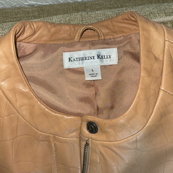 Katherine Kelly | Jackets & Coats | Katherine Kelly Leather Jacket ...